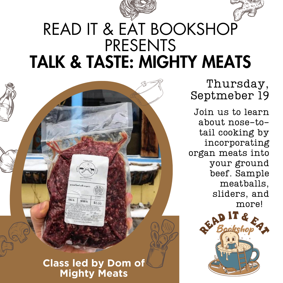 Talk & Taste | Mighty Meats | Read It & Eat Bookshop