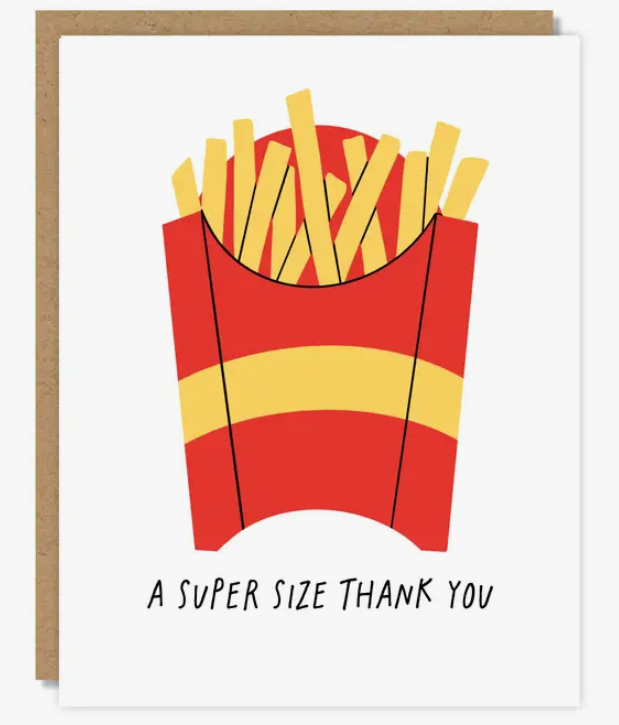 A Super Size Thank You Card | Read It & Eat Bookshop